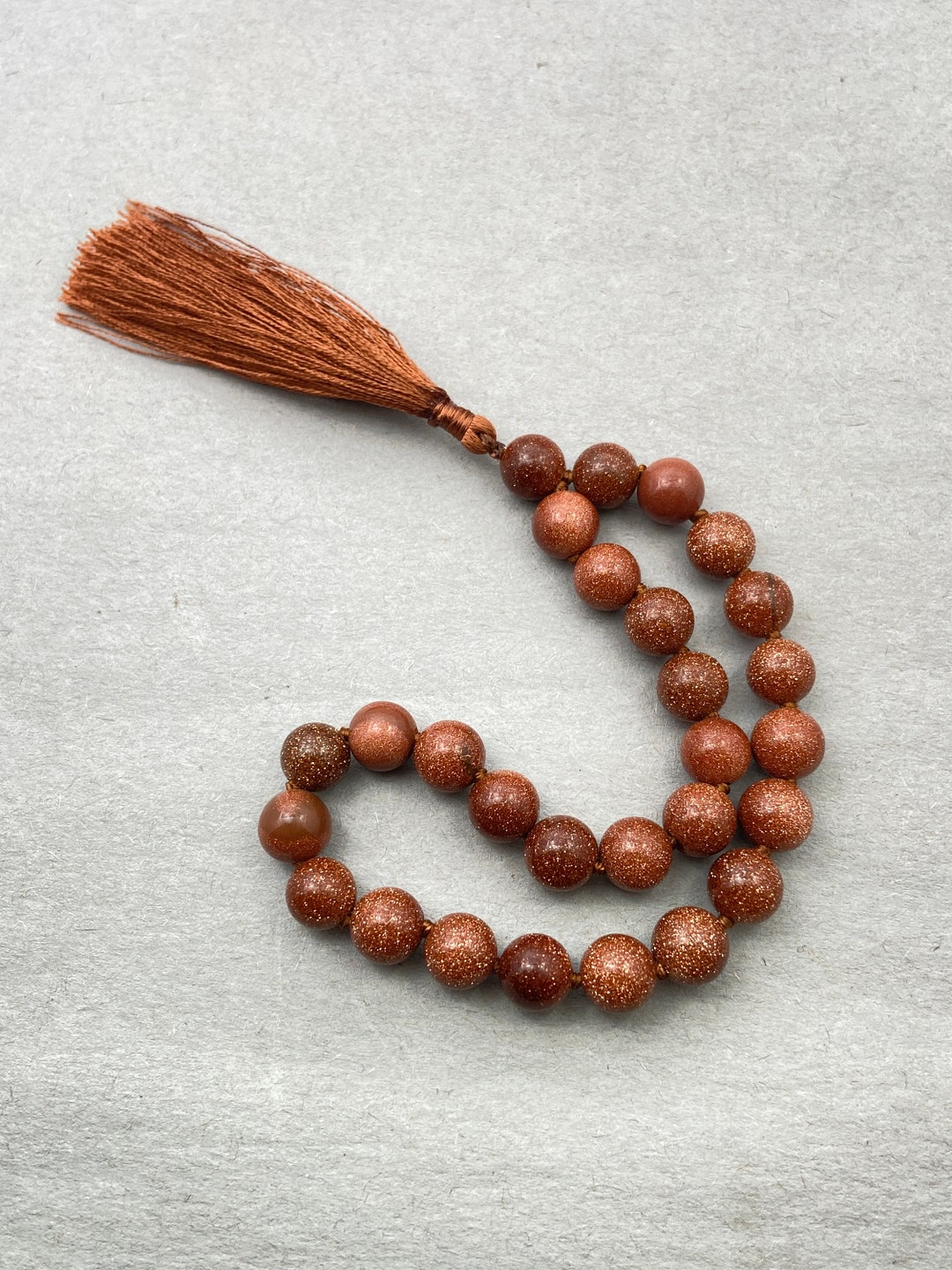 Gold Sandstone Mala, Pocket Mala, AAA highest Quality, 271 Bead Mala ...