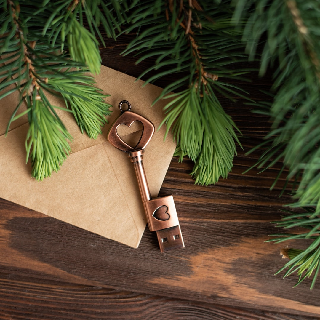 USB 3.0 in the Heart, USB Driver, Metal Heart-shaped Skeleton Key Usb ...