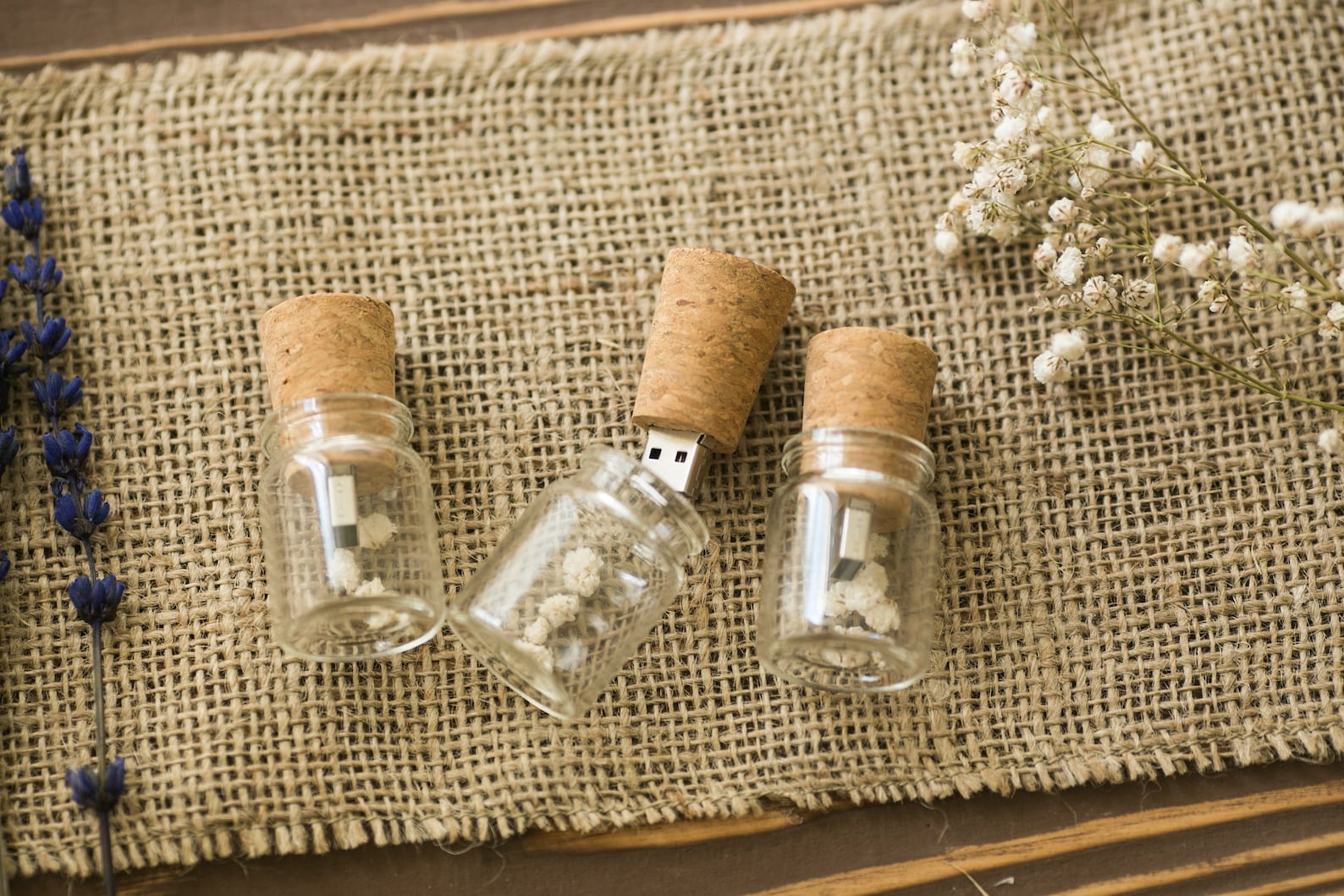 Glass Bottle Usb Flash Drive USB in a Bottle Design I Usb Stick Usb ...