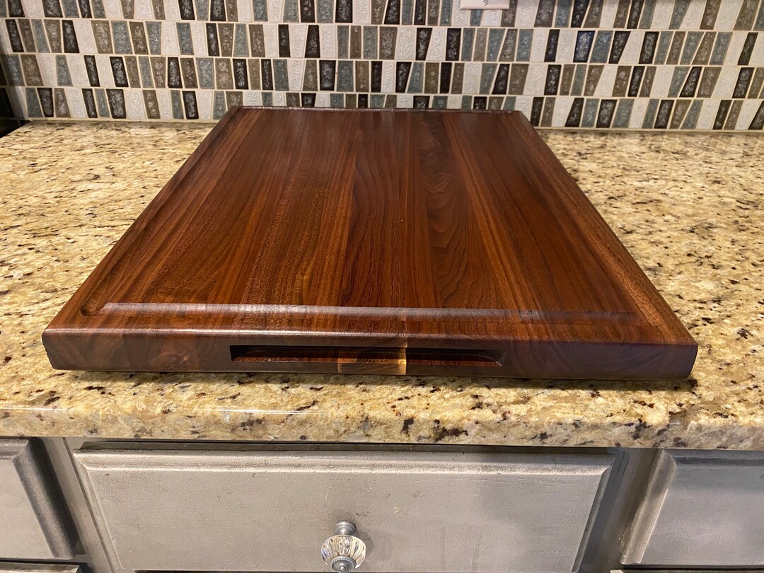 Walnut Edge Grain Cutting Board / Butcher Block - Etsy