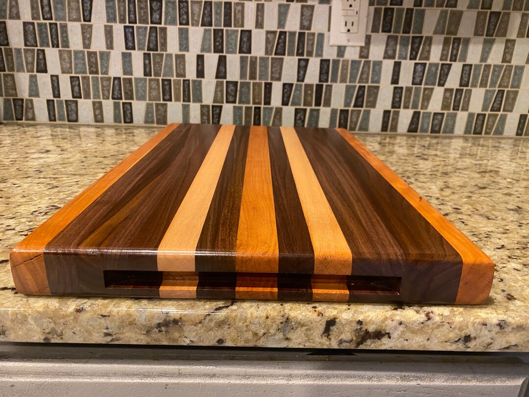 Edge Grain Cutting Board / Butcher Block - Etsy