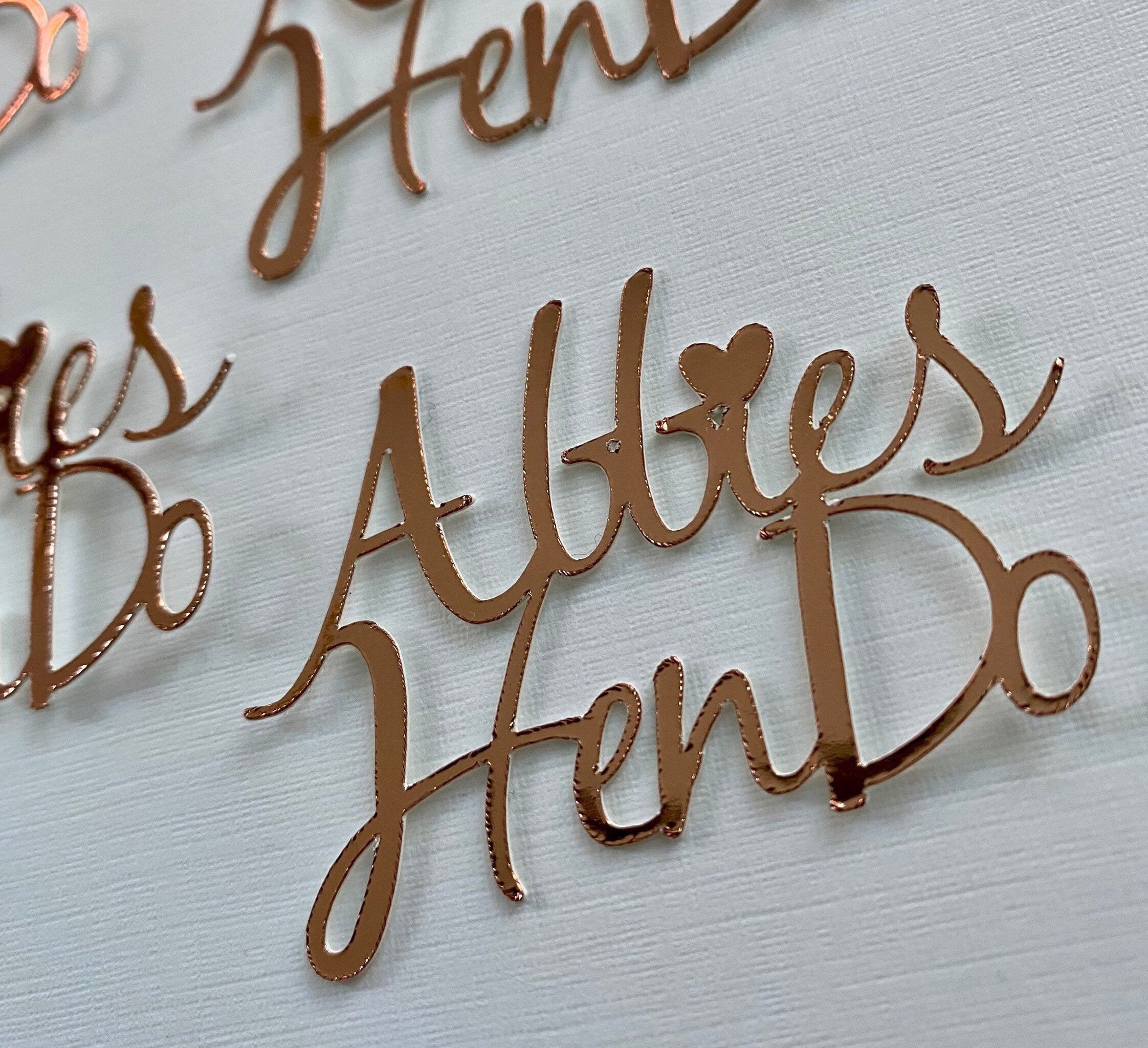 Custom Hen Do Cupcake Toppers | Name Hen Do Cupcake Toppers | Hen Party ...