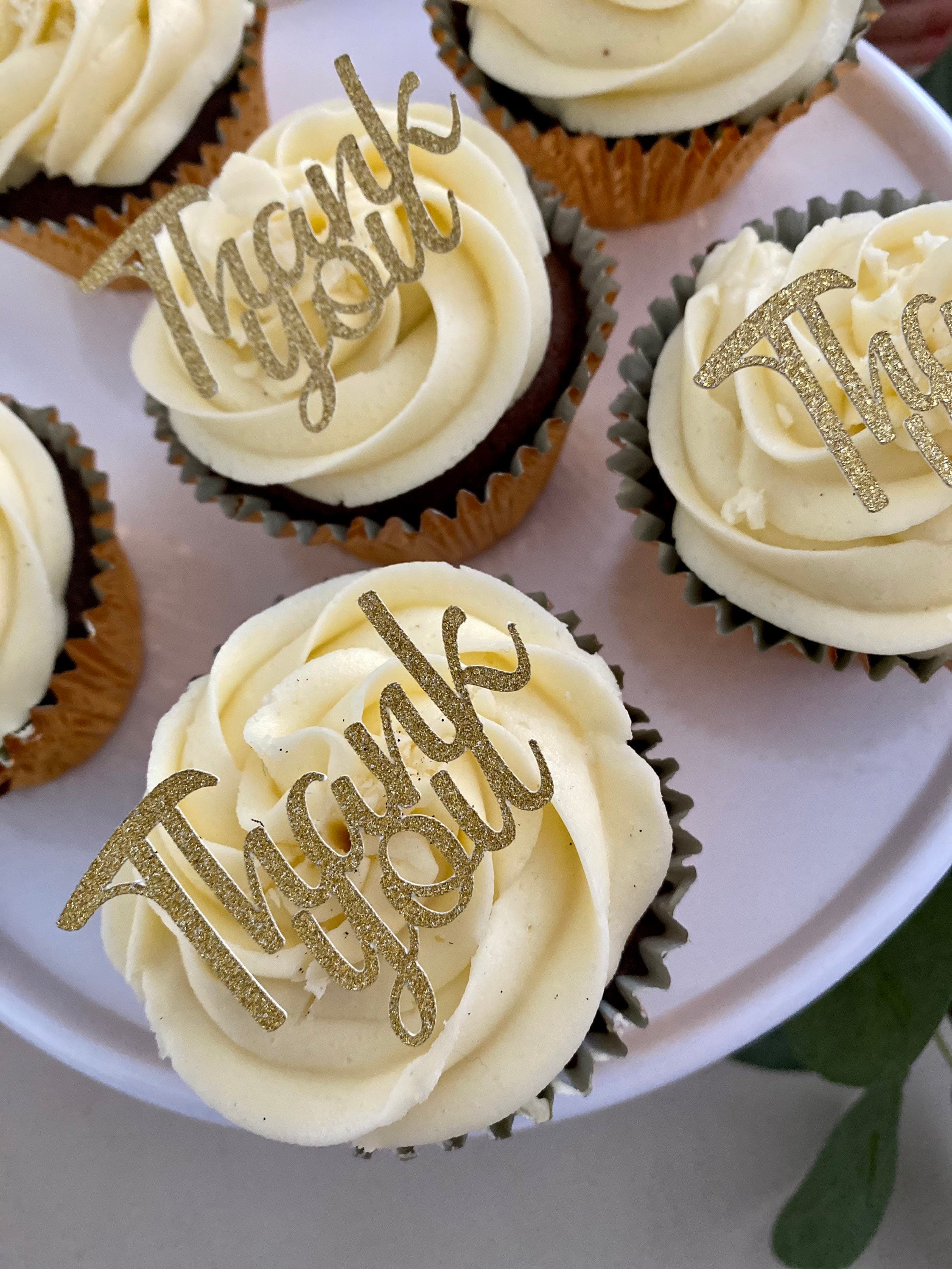 Thankyou Cupcake Toppers Teacher Thankyou Gift Best Teach - Etsy