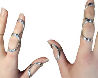 Thumb Splint 925 Silver Ring MCP Hyperextension Splint - Etsy