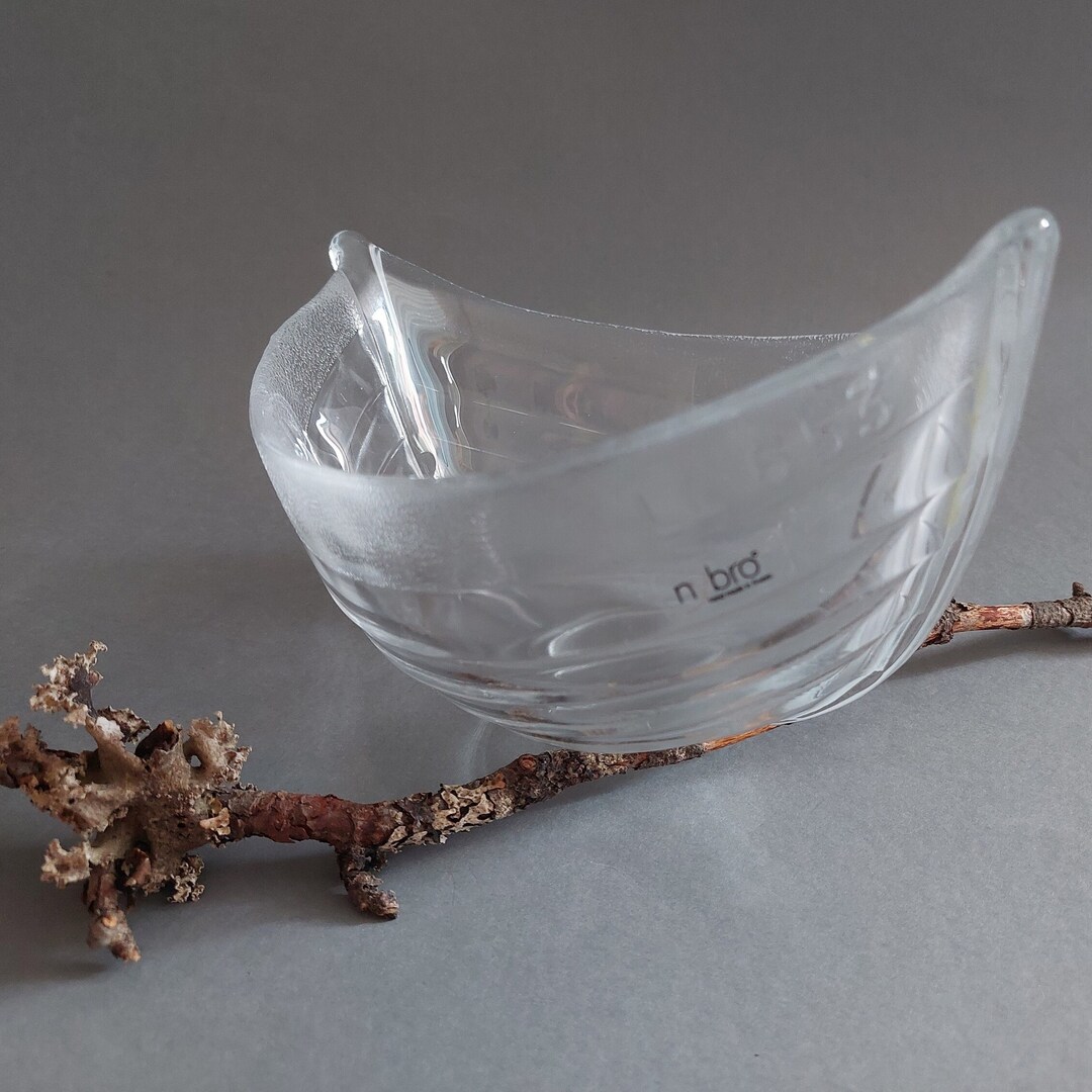 Nybro Glass Boat Bowl by Paul Isling Swedish Vintage Handmade Glass ...