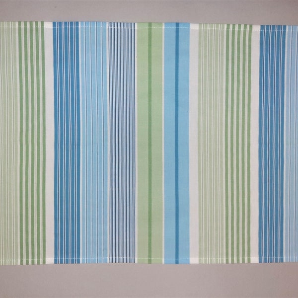 Blue Green Stripes - Etsy