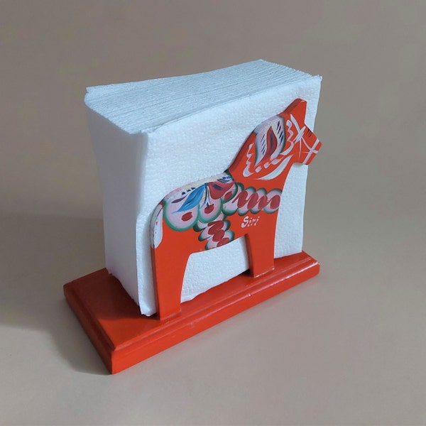 Wooden Dala Horse - Etsy
