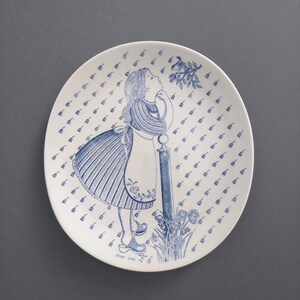 Rörstrand Porcelain Wall Hanging Oval Plates ''anna'', ''karin ...