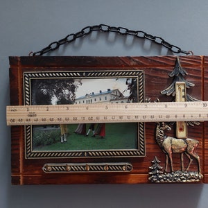 Danish Vintage 70s Key Holder, Thermometer, Photo Frame; Wall Hanging ...