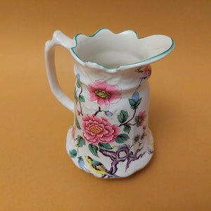 Old Foley Pitcher Chinese Rose Pattern by James Kent - Etsy