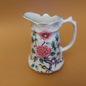Old Foley Pitcher Chinese Rose Pattern by James Kent - Etsy