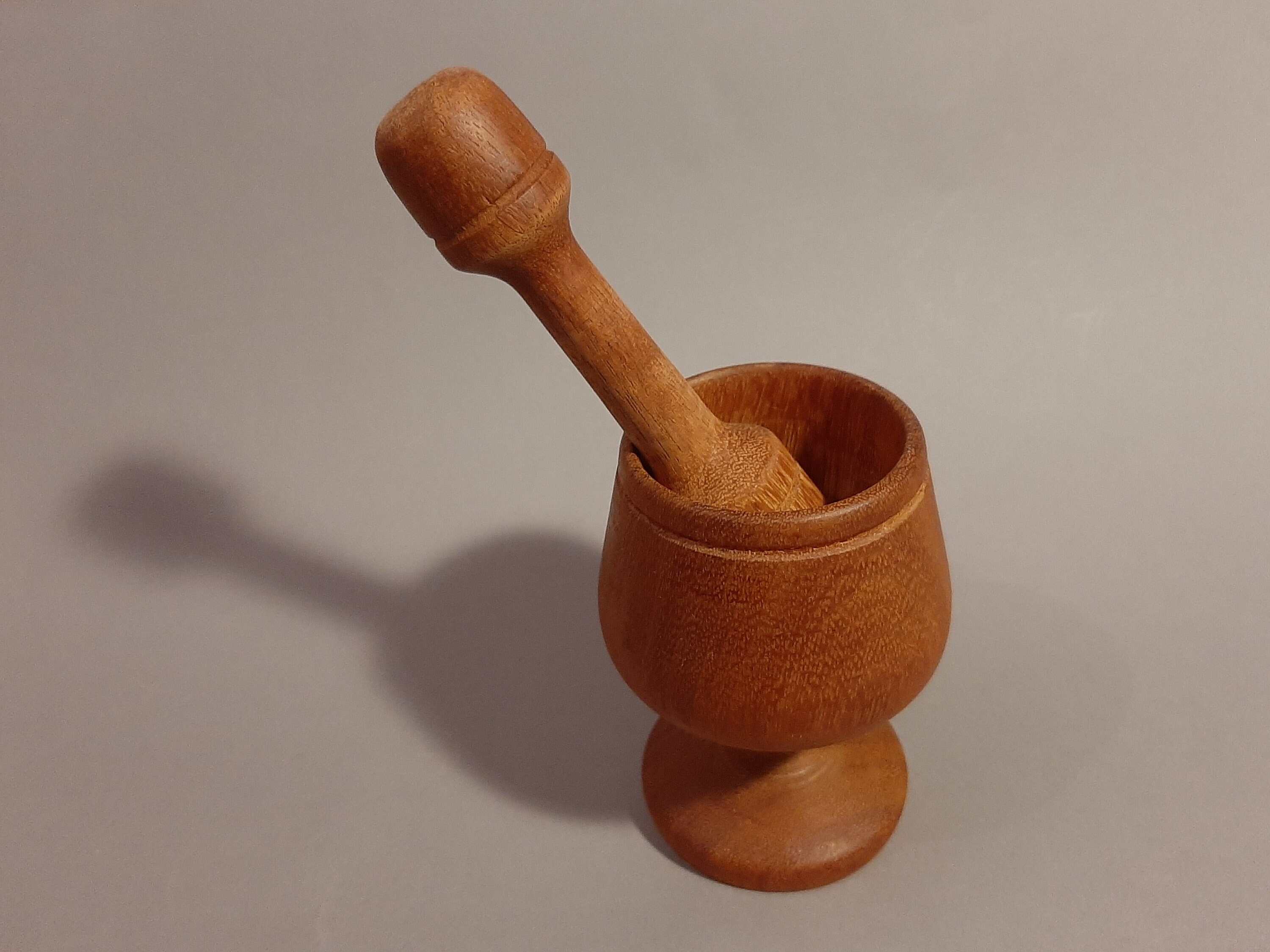 Vintage Swedish Wooden Mortar With Solid Wood Pestle Mixer | Etsy