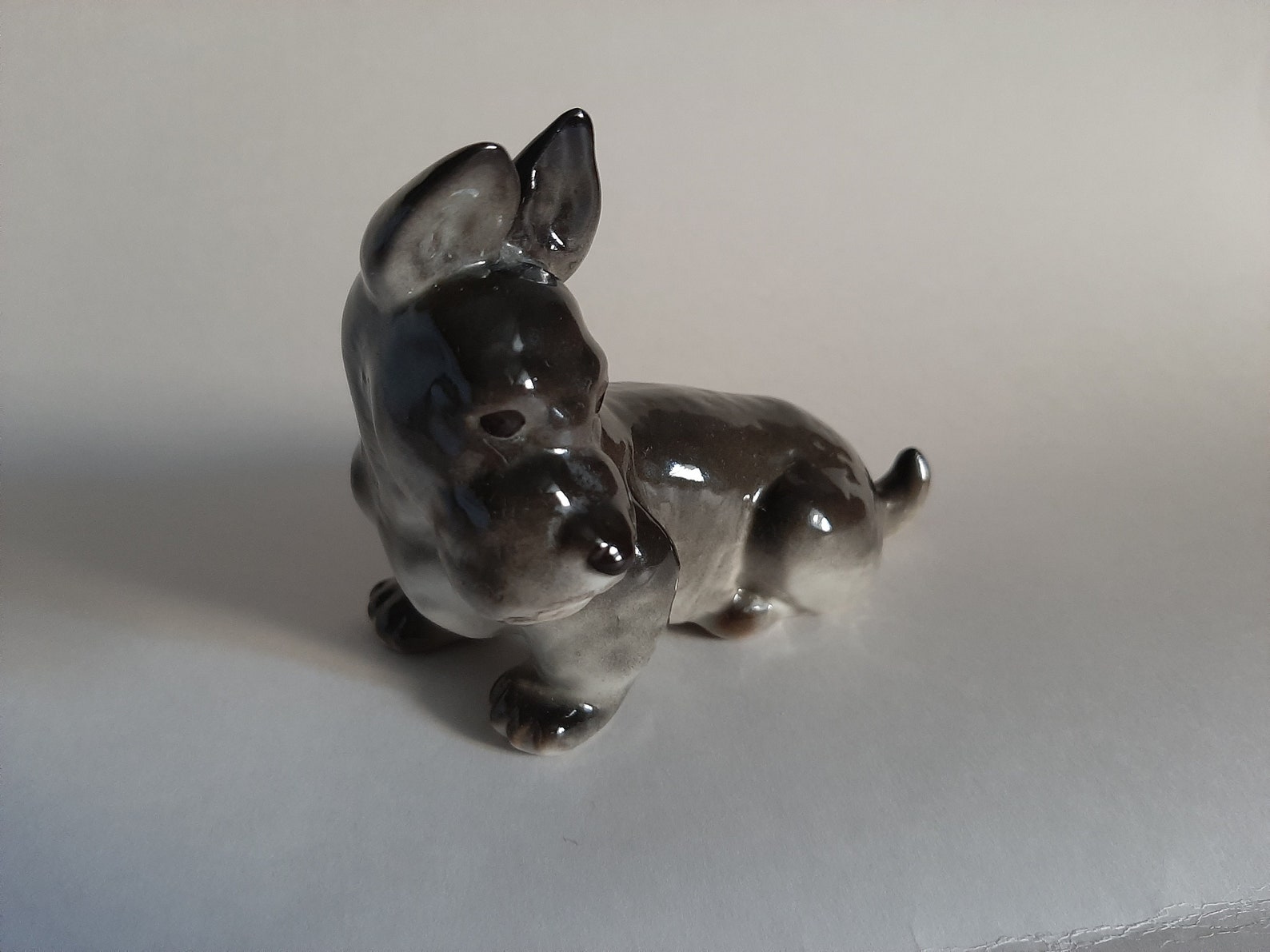 Vintage LFZ Porcelain Dog Dog Figurine by Lomonosov Porcelain - Etsy