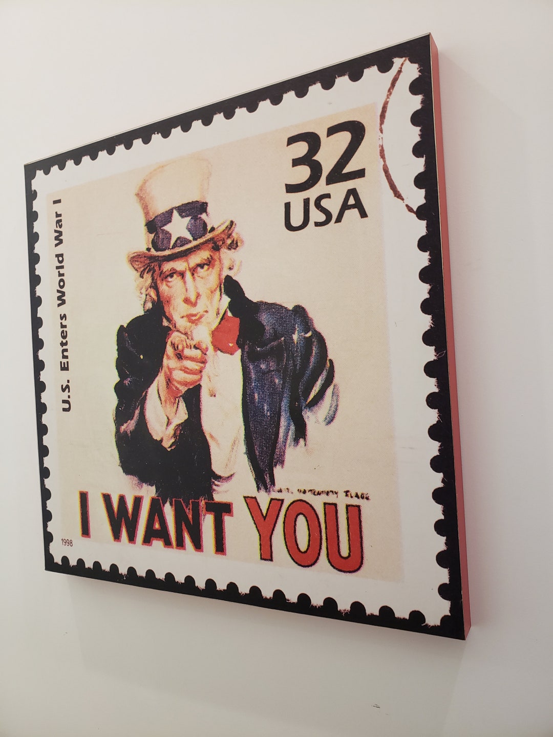 Uncle Sam Stamp - Etsy