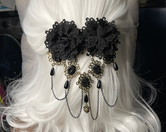 Gothic Hair Clip | Etsy