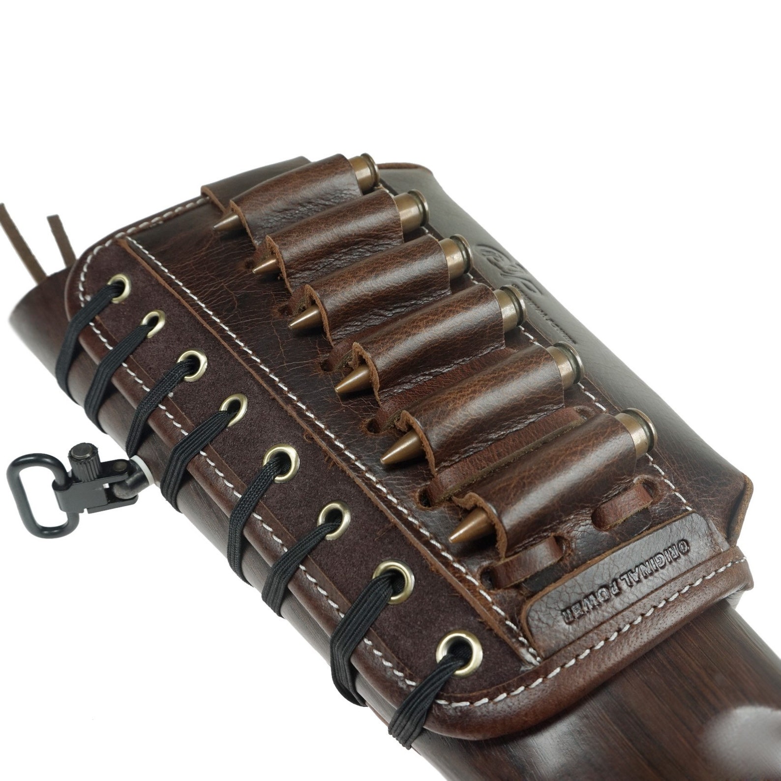 Genuine Leather Rifle Cheek Riser Buttstock Holder High | Etsy