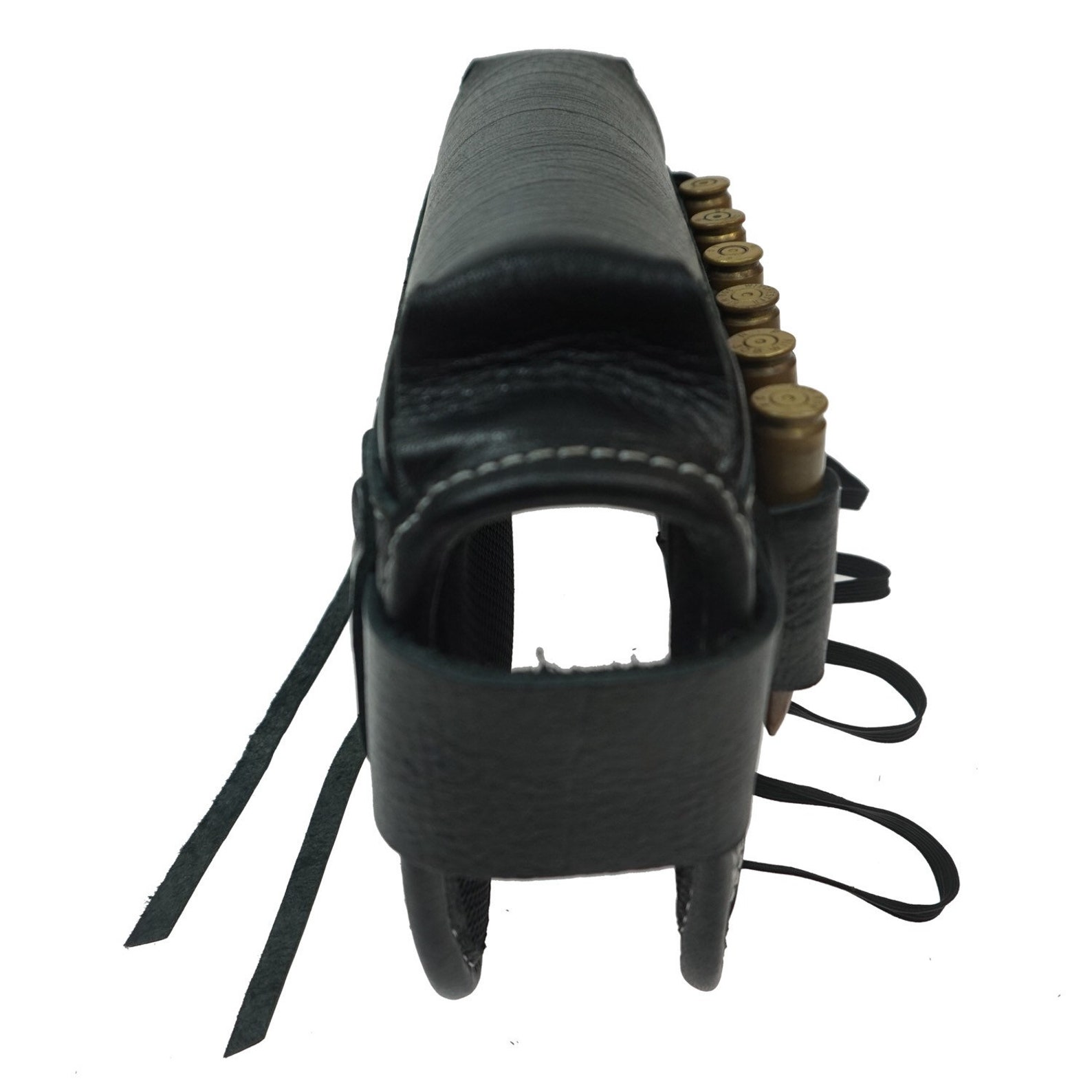 Genuine Leather Rifle Cheek Riser Buttstock Holder High | Etsy