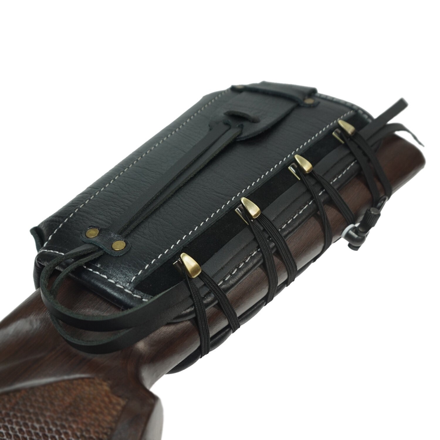 Genuine Leather Rifle Cheek Riser Buttstock Holder High | Etsy