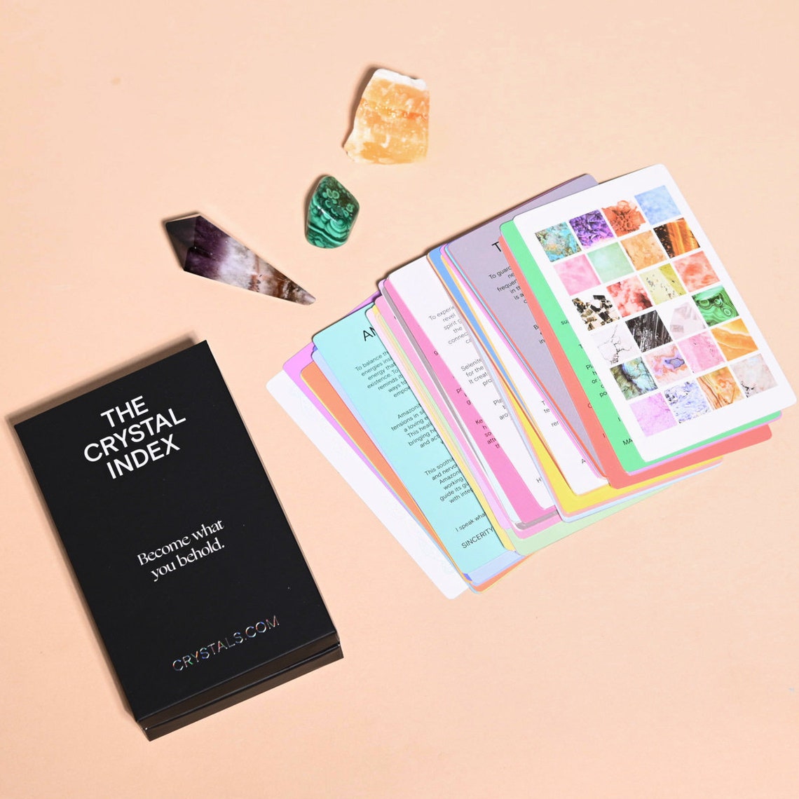 THE CRYSTAL INDEX - Crystal Oracle Card Deck - 44 of the Most Essential ...