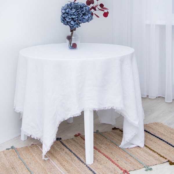 Fringed Tablecloth - Etsy