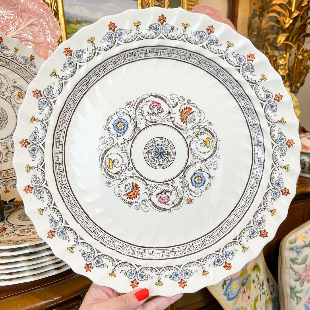 1940s Spode florence 13 Chop Plate - Etsy