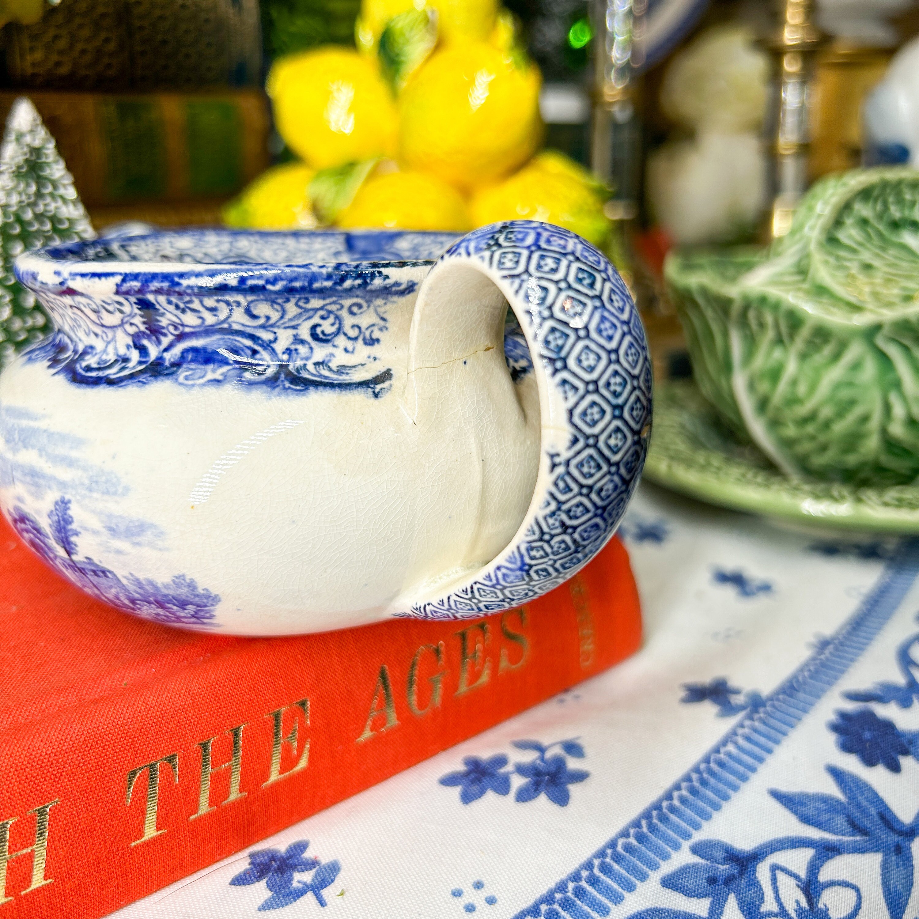 RARE Mid 1800s Antique Spode Ceramic Spittoon - Etsy