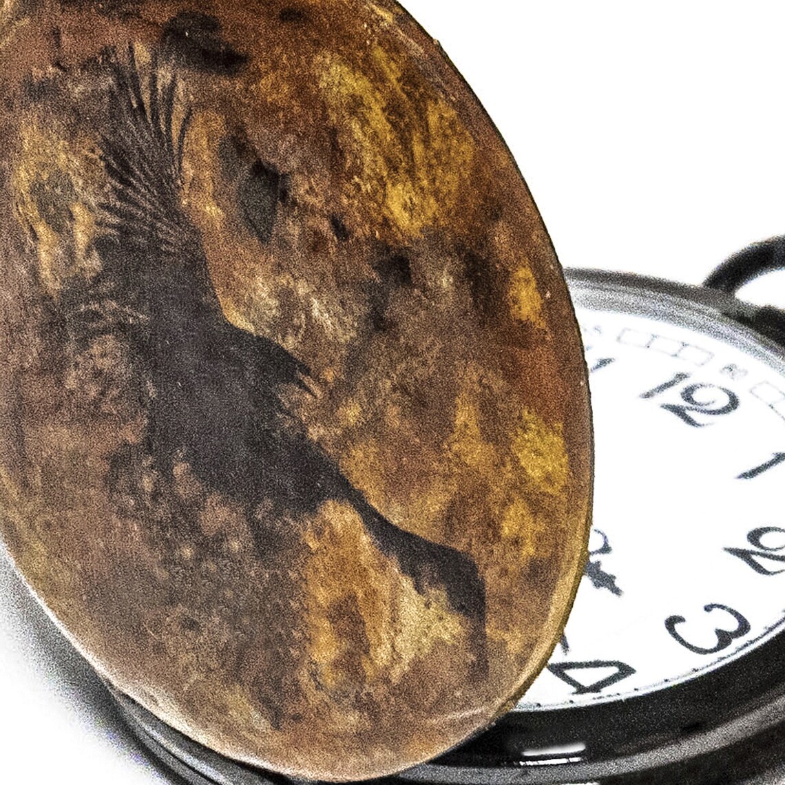 Pocket Watch the Beginning of a Legend 1.0 Crow Unique Watch - Etsy