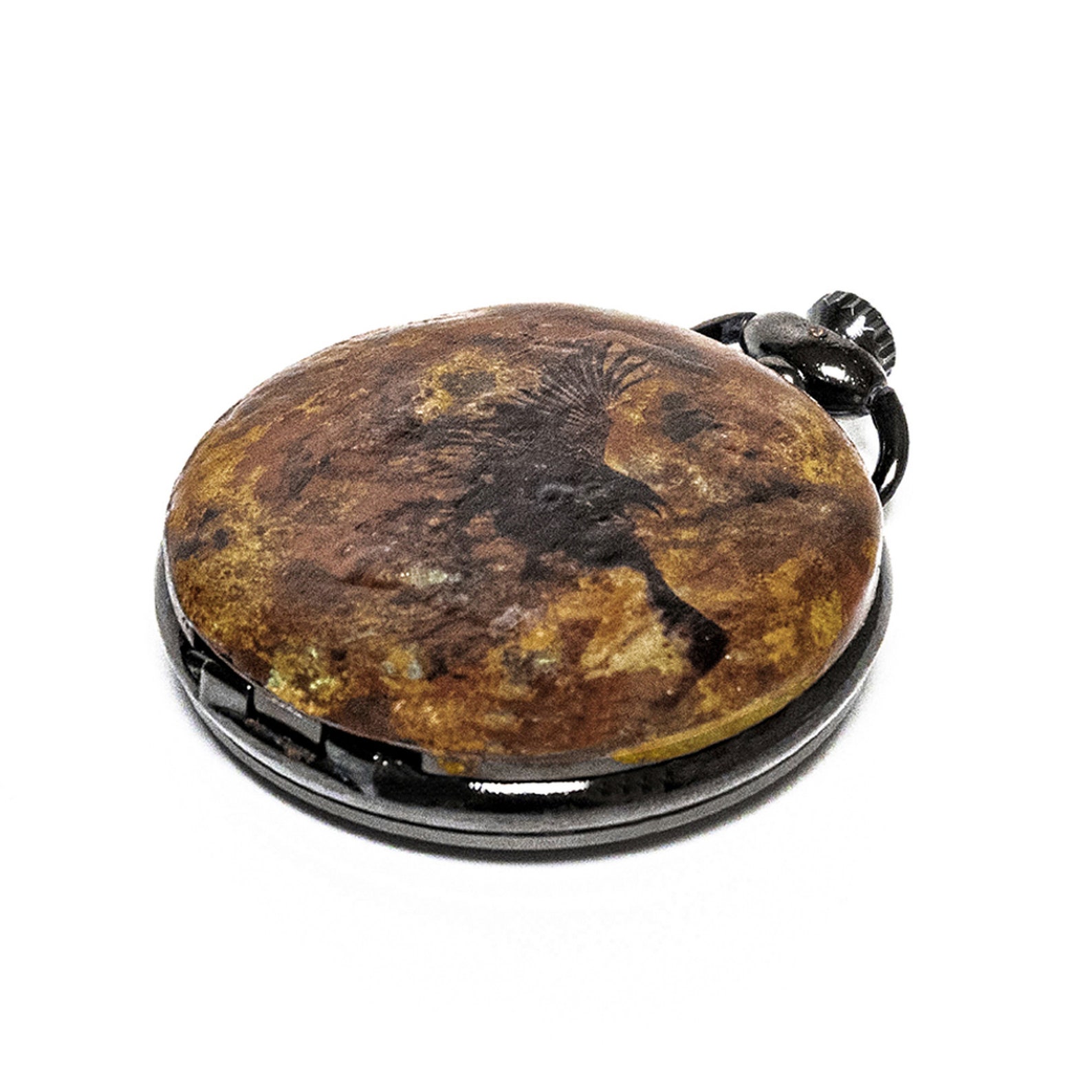 Pocket Watch the Beginning of a Legend 1.0 Crow Unique Watch - Etsy