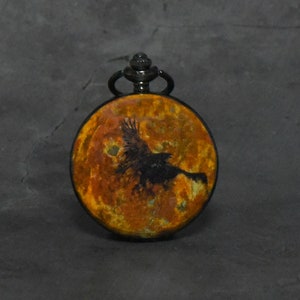 Pocket Watch the Beginning of a Legend 1.0 Crow Unique Watch - Etsy