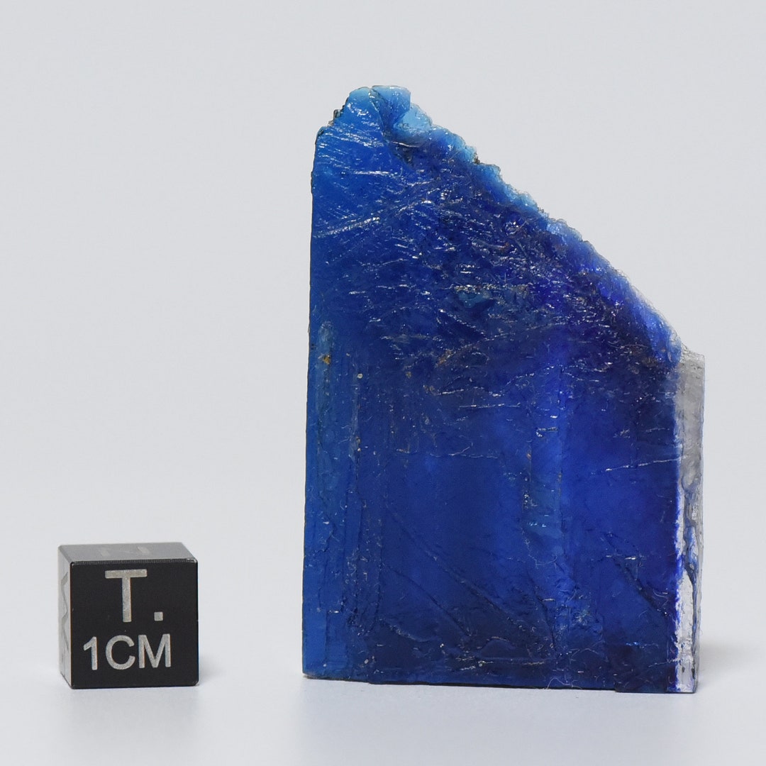 1.8 Deep Blue Halite Single Crystal, Carlsbad, New Mexico Free Shipping ...