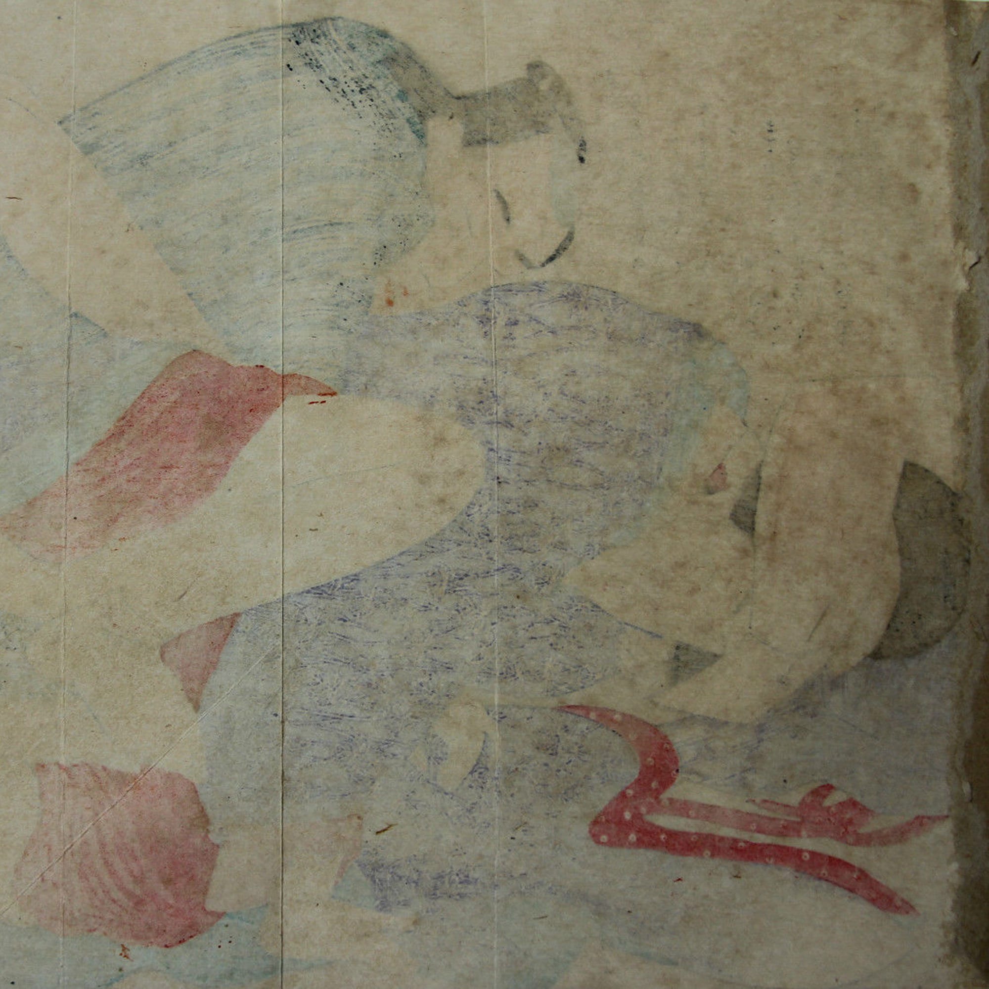 Original Japanese Shunga Woodblock Print by Kitagawa Utamaro in 1802-3 ...