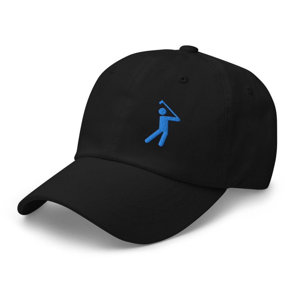 Men's Golf Hat Male Golfer Icon Baseball Cap Beach Hat - Etsy