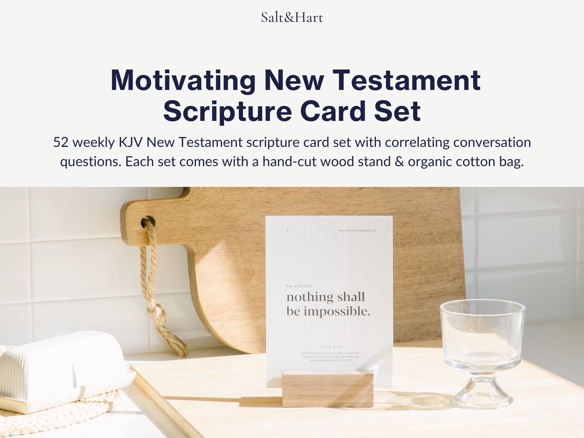 New Testament Bible Verse Cards, Scripture Cards With Stand, Bible ...