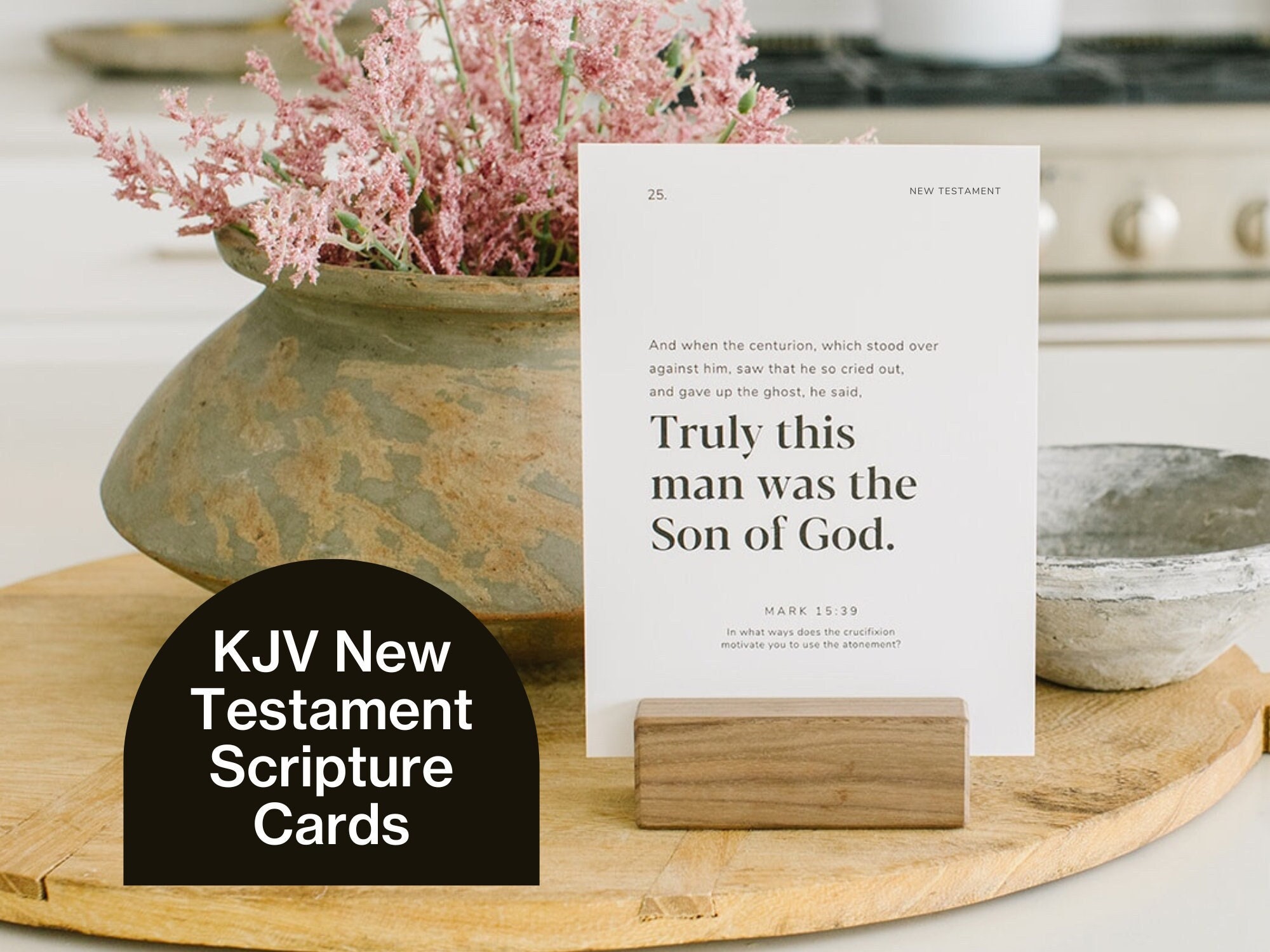 New Testament Bible Verse Cards Scripture Cards With Stand - Etsy