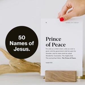 Names of Jesus, Scripture Cards, Christian Gifts for Women of Faith ...