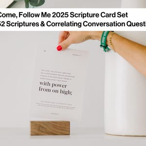 Come Follow Me 2025, Doctrine and Covenants Scripture Cards, LDS Missionary Gift, Lds ...