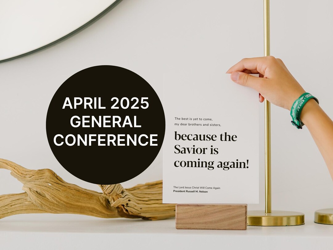 April 2025 General Conference Quote Cards: LDS Scripture Set - Etsy