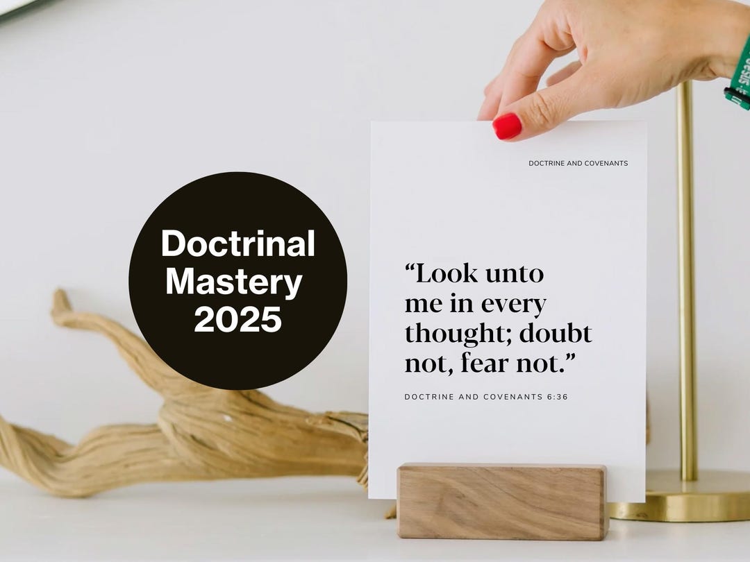 LDS Doctrinal Mastery Cards: Doctrine and Covenants, Seminary Gift - Etsy