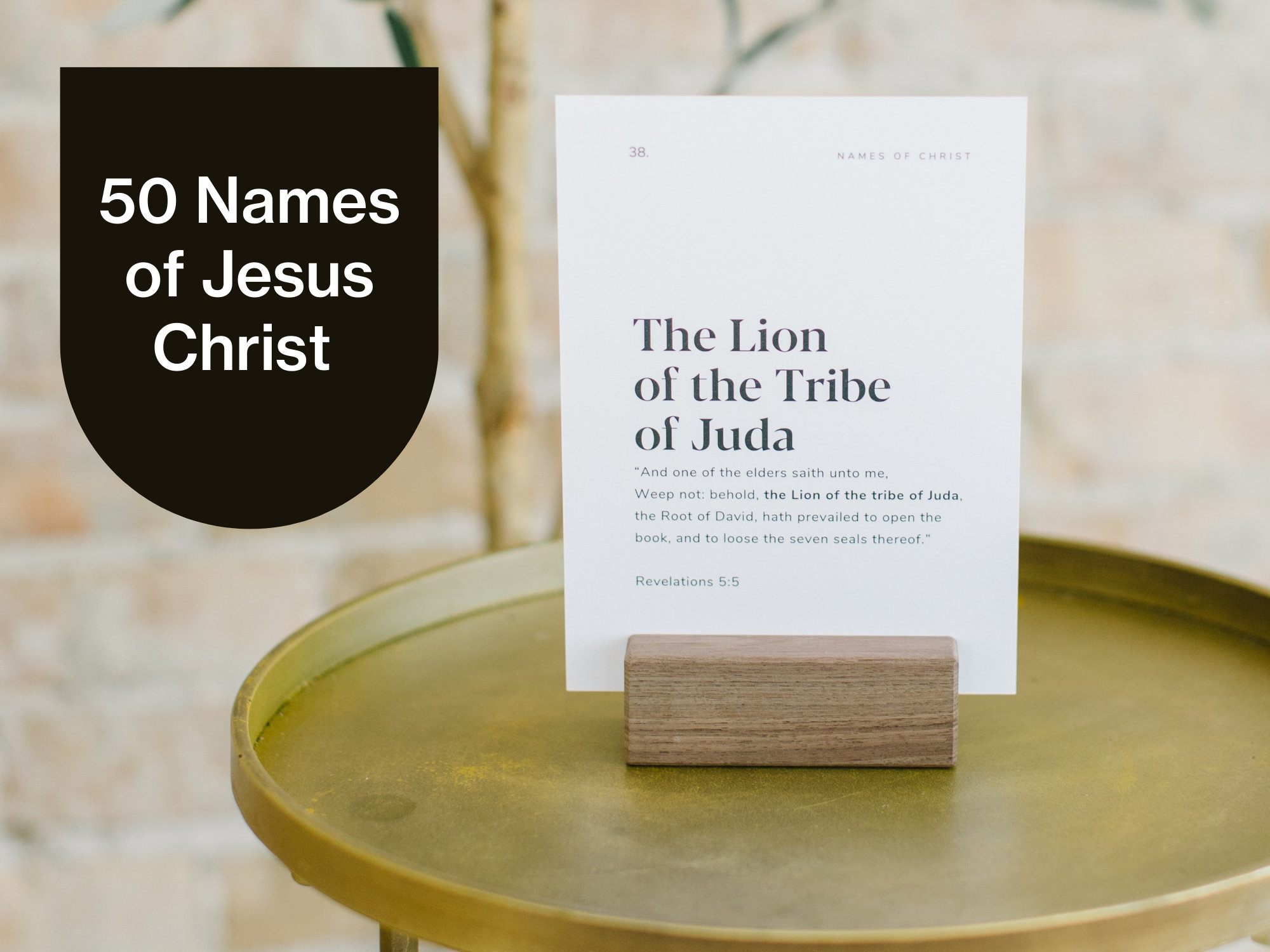 Names of Jesus Christ Scripture Cards With Stand Names of - Etsy