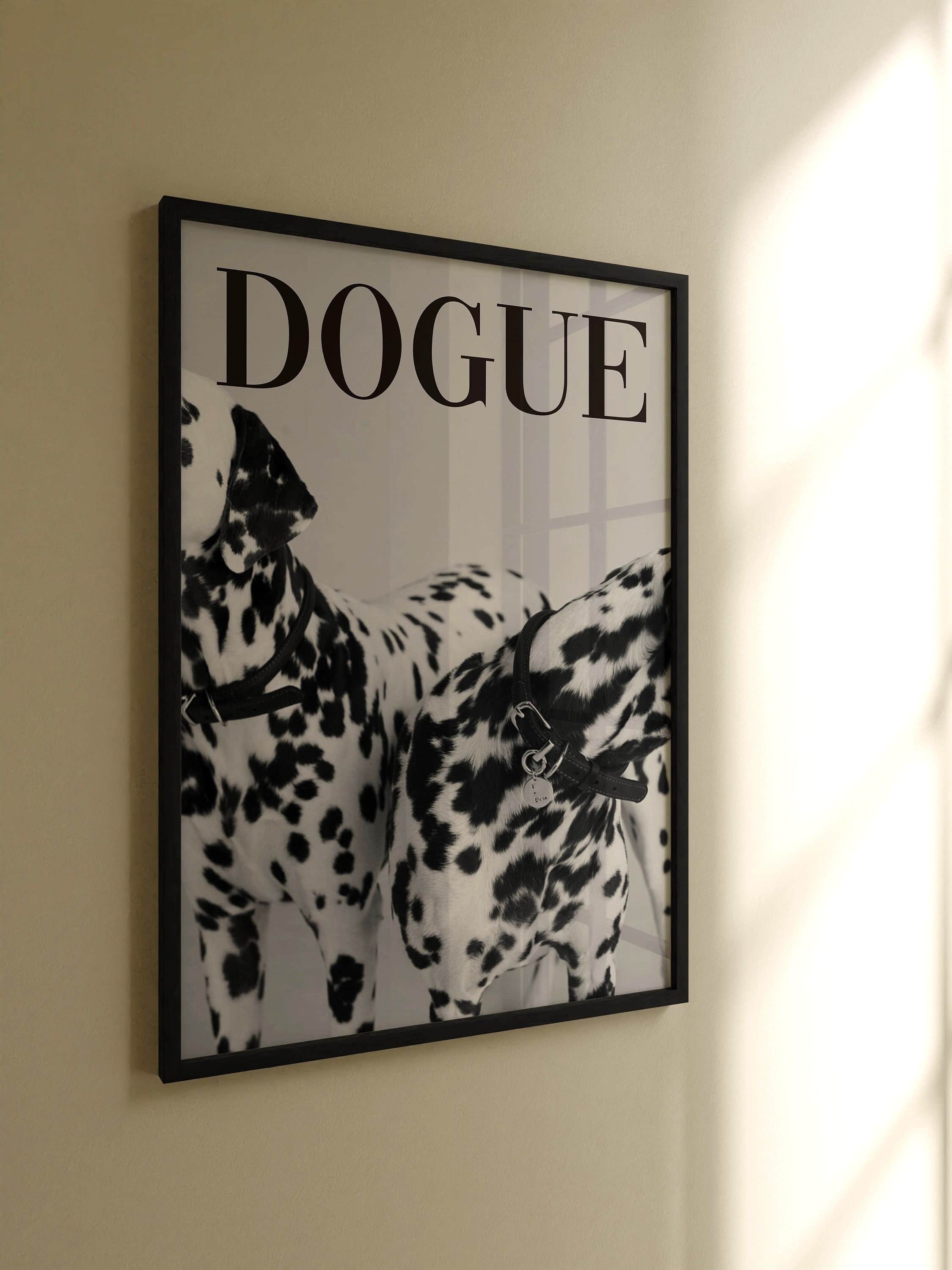 DOGUE Dalmatian Dog Poster Print - Etsy