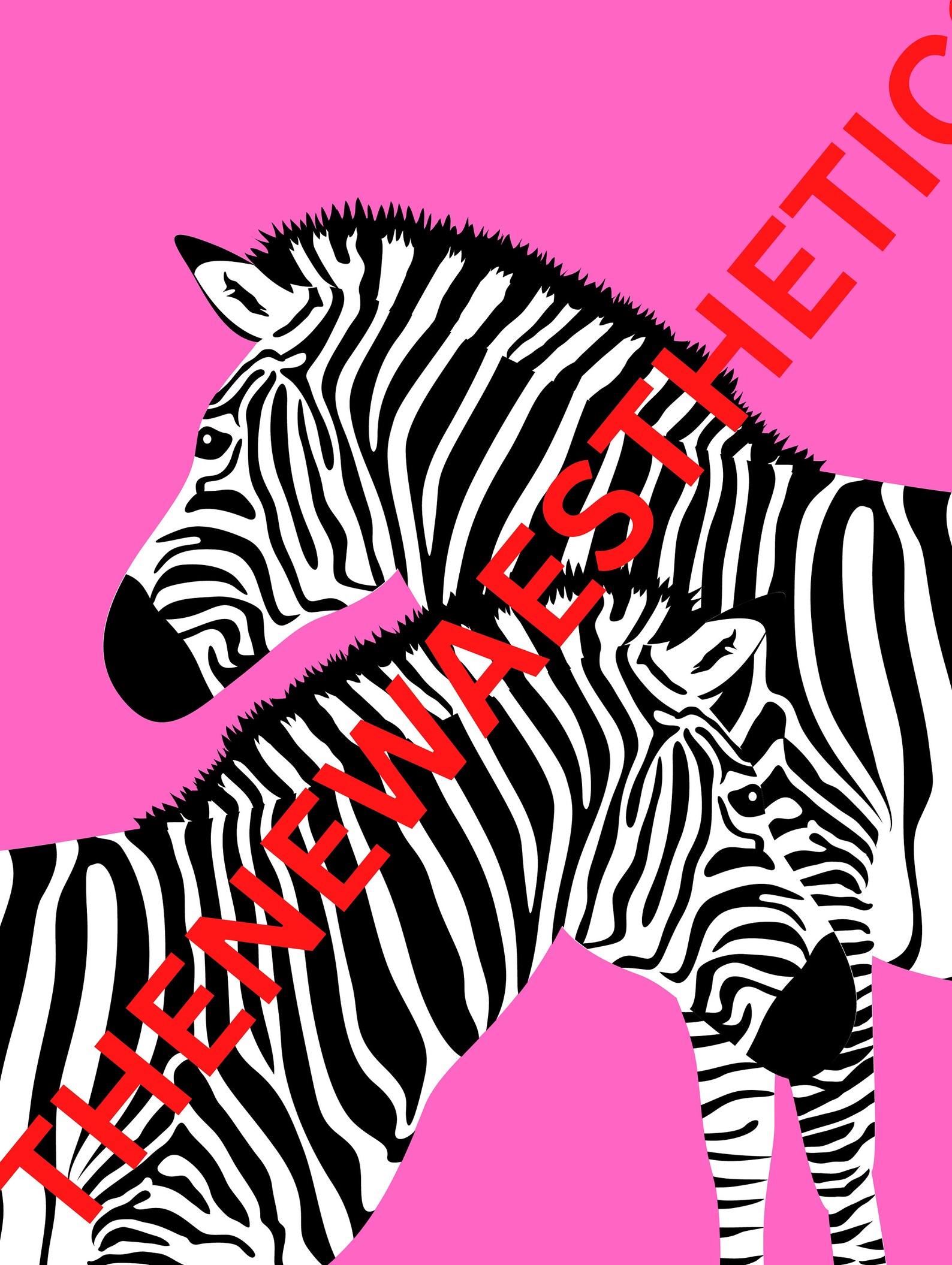 Printable Zebra Poster, Pink Safari Wall Art, Modern Wild Poster ...