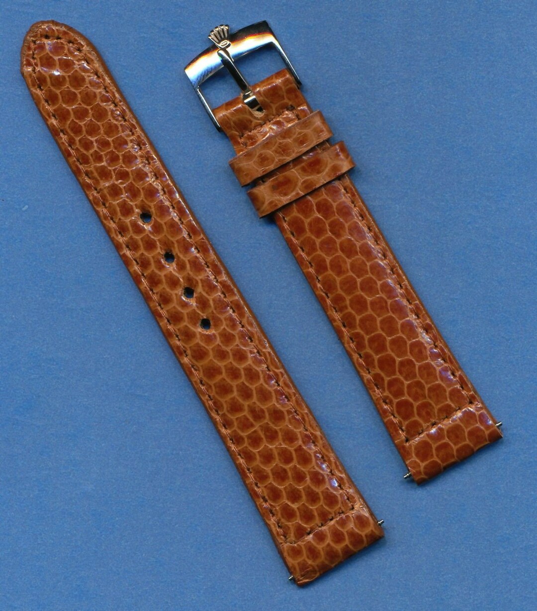 20mm Genuine Brown Snake Skin Mb Strap Band for Submariner and - Etsy