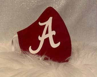 Alabama Crimson Tide Face Mask - Etsy