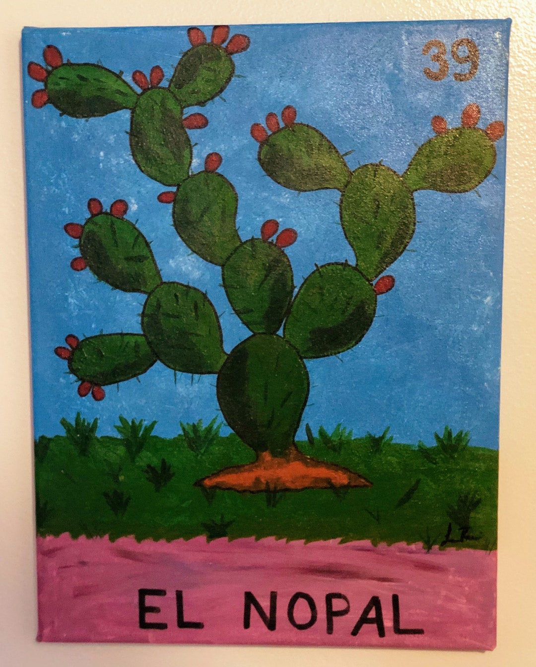El Nopal Painting - Etsy