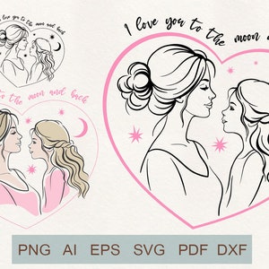 Mama SVG, Mother Daughter Svg, Mommy and Me Svg, Mini Me, Mom Life ...