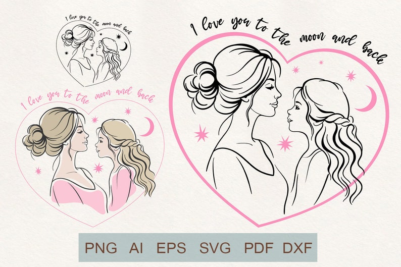 Mama SVG, Mother Daughter Svg, Mommy and Me Svg, Mini Me, Mom Life ...