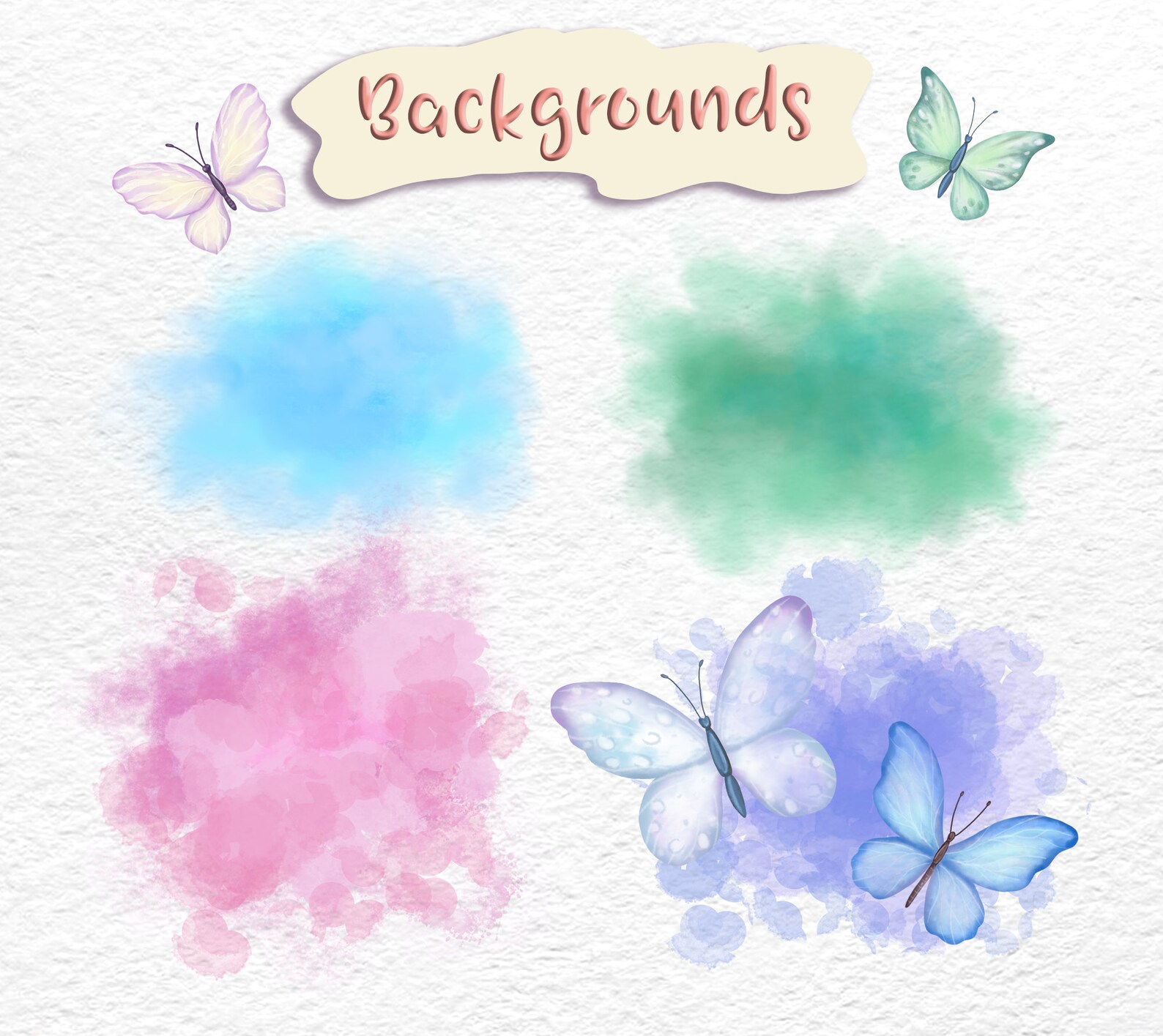 Watercolor Butterfly Clipart Watercolor Butterfly Individual - Etsy