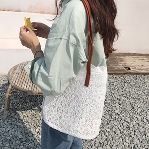 Women's Summer Lace Bag, Light Weight Beach Bag, Lace Large Tote - Etsy