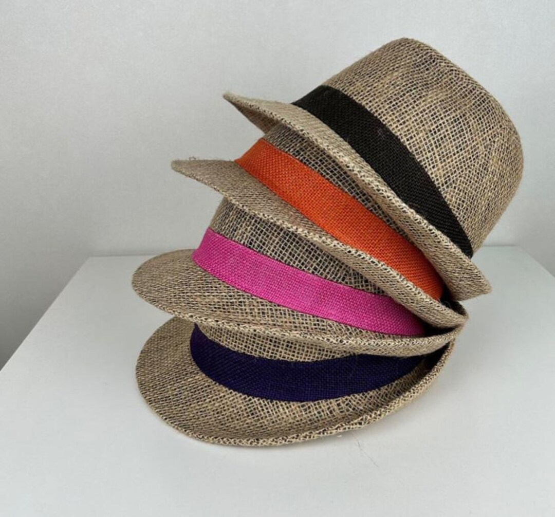 Linen Fedora Hat: Lightweight Breathable Summer Style - Etsy