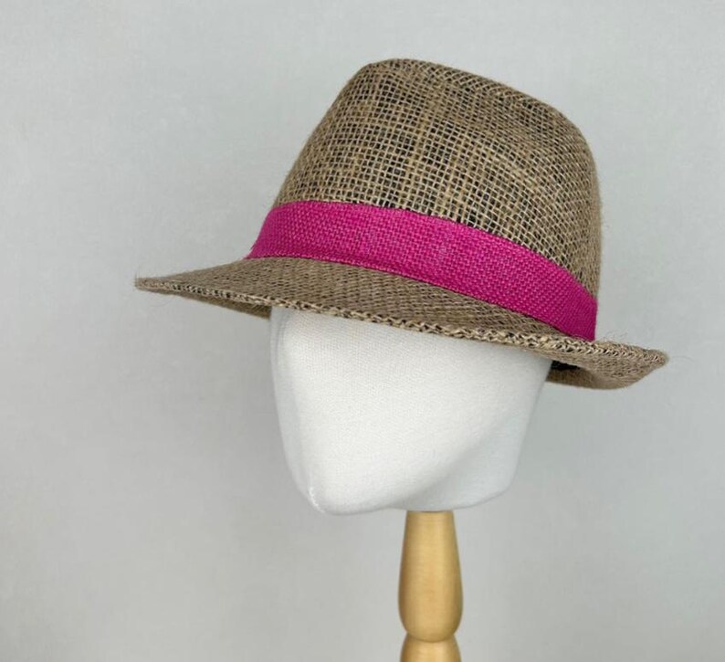 Linen Fedora Hat: Lightweight Breathable Summer Style - Etsy